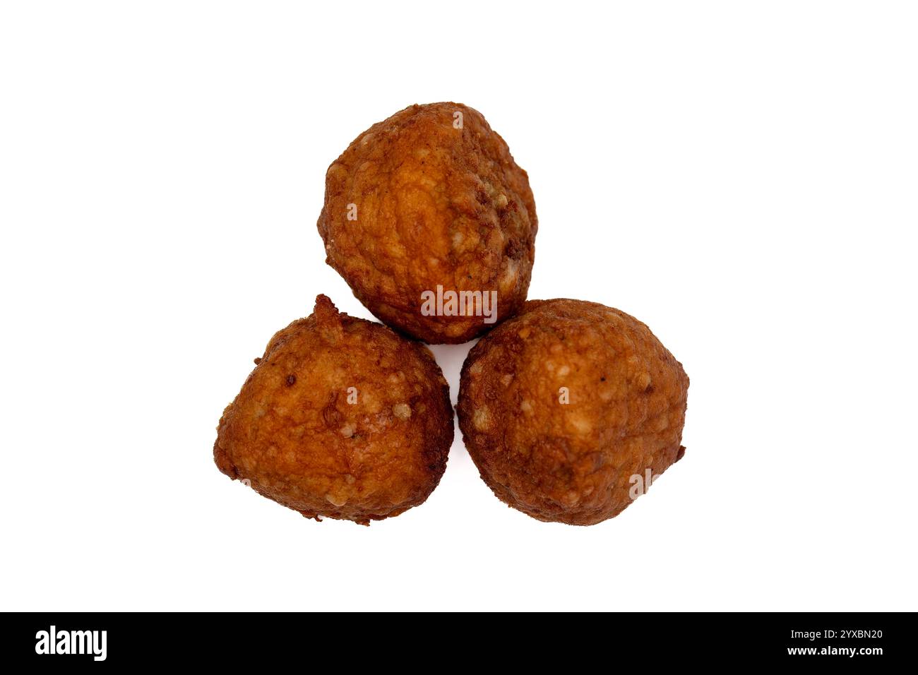 Three Delicious Meatballs on White Background for Italian Cuisine or ...