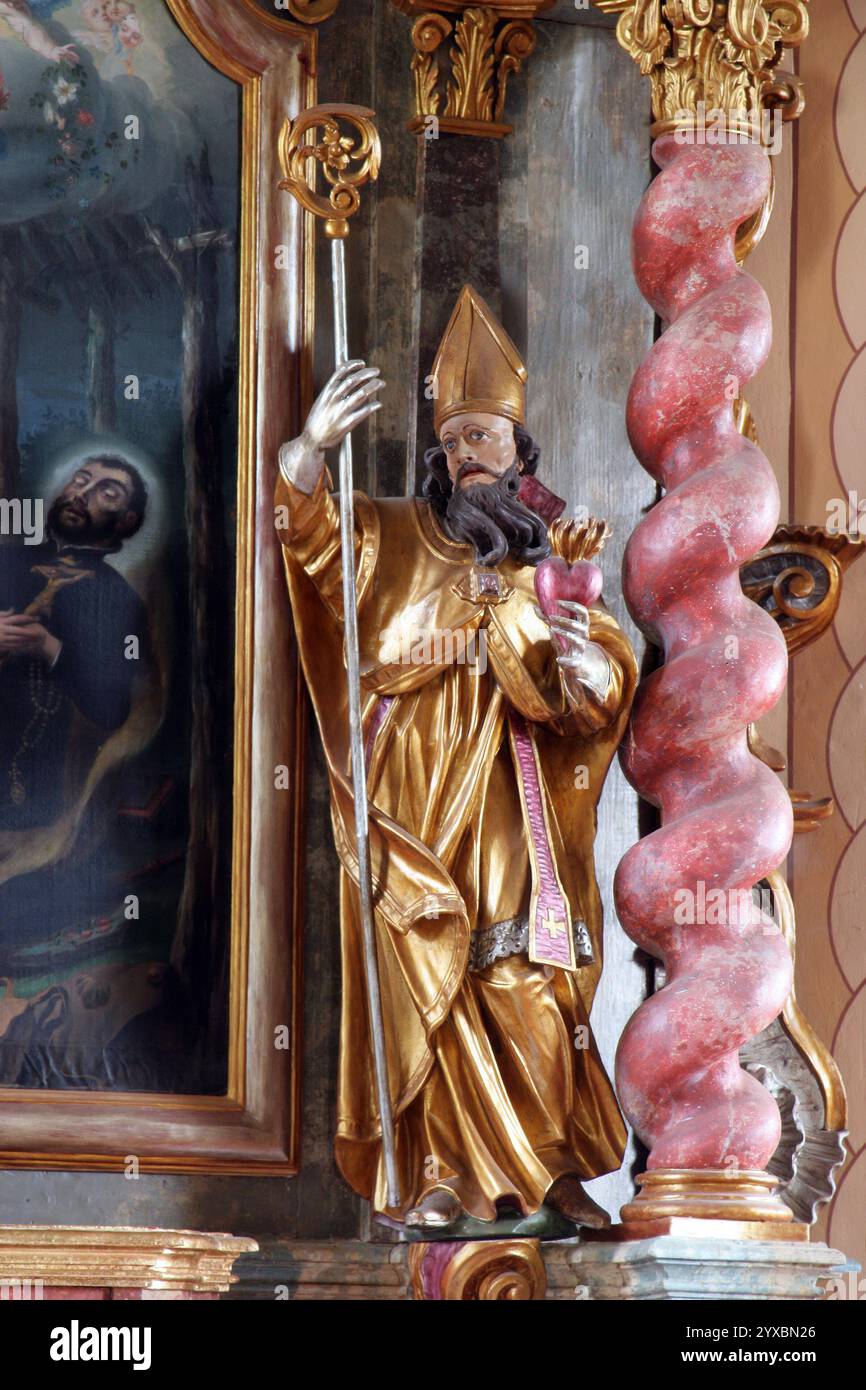 Pope Saint Leo the Great, statue in Holy Trinity Parish Church in ...