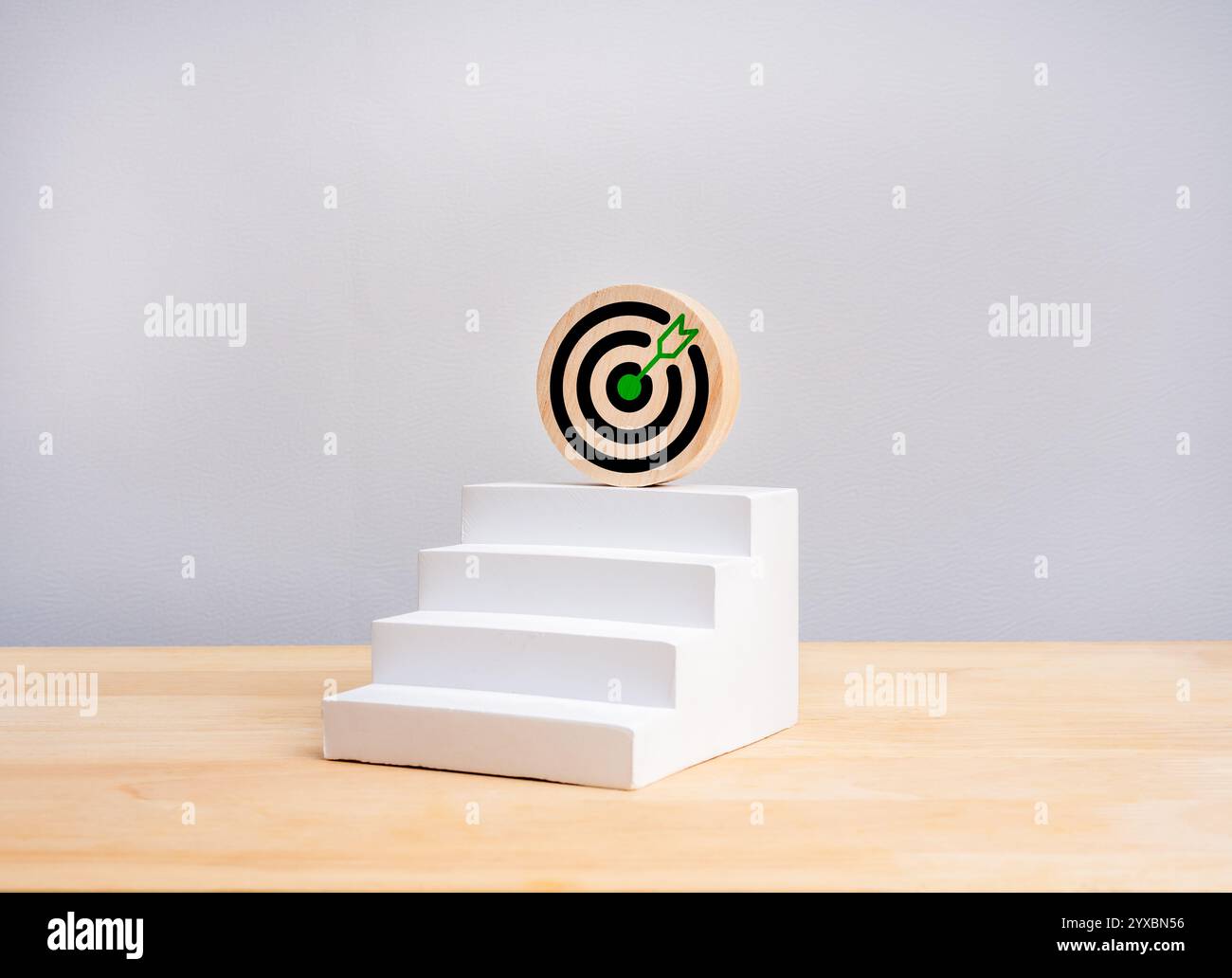 Business success, goal and growth process, economic improvement ...