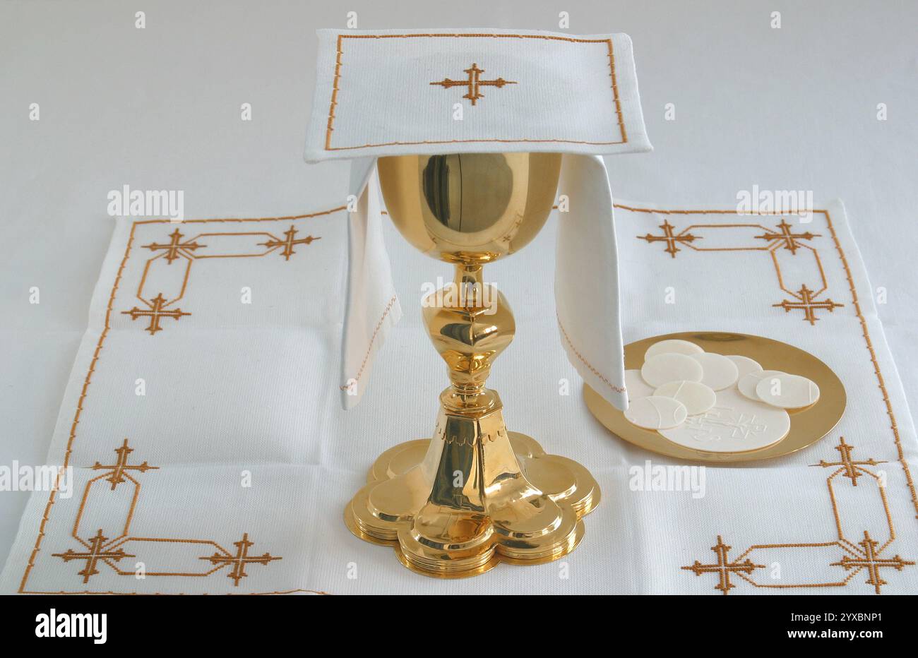 Holy communion Chalice in the church of Assumption of the Virgin Mary ...