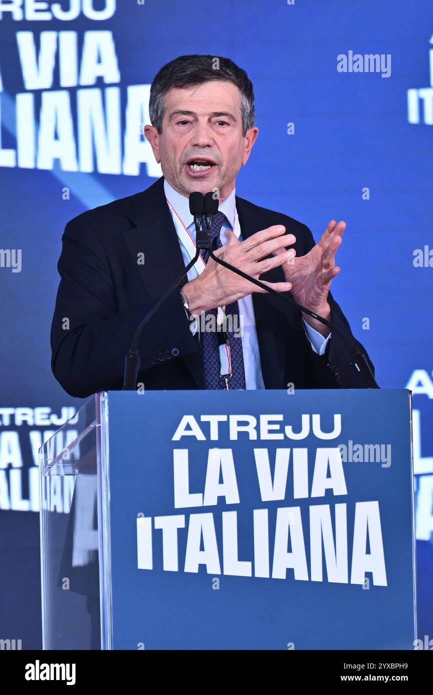 Rome, Italy. 15th Dec, 2024. Maurizio Enzo Lupi Deputy and President ...