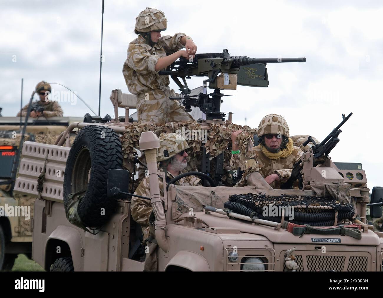 Modern British troops in Afganistan. (reenactors Stock Photo - Alamy