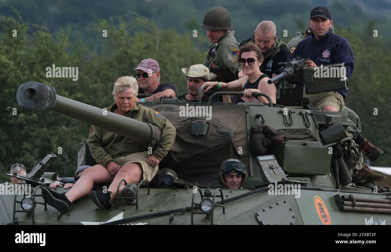 American soldiers and equipment of world war two. (reenactors Stock ...