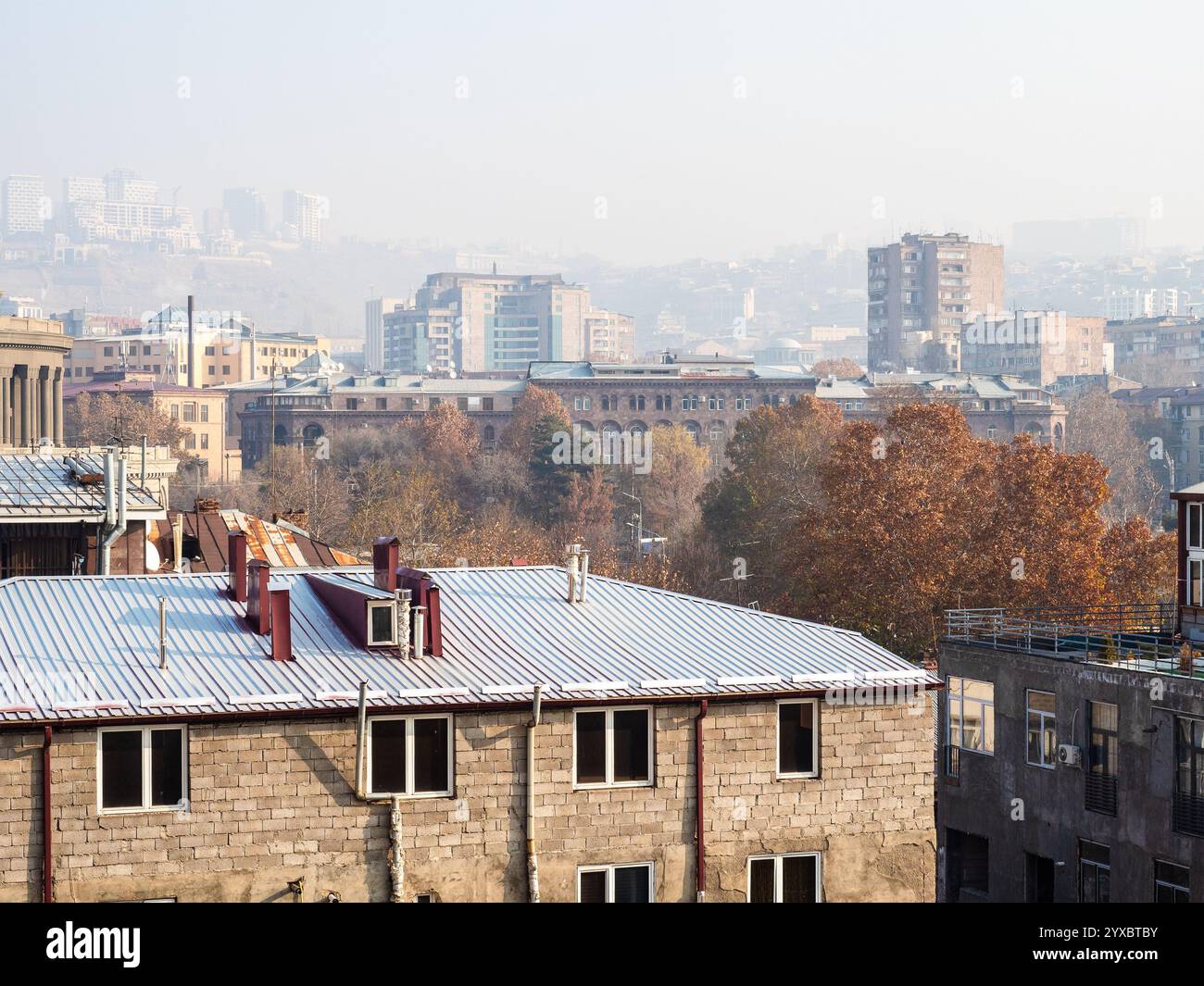Urban city morning view hi-res stock photography and images - Alamy