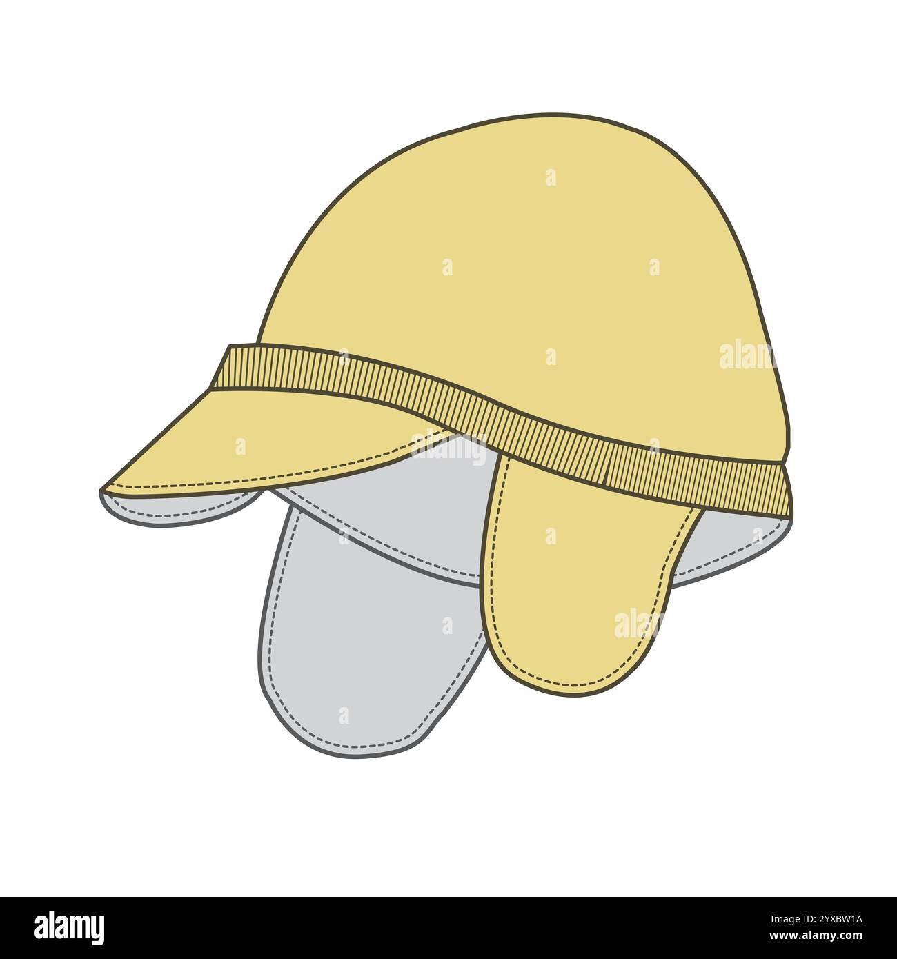 Men trapper hat design Stock Vector Images - Alamy