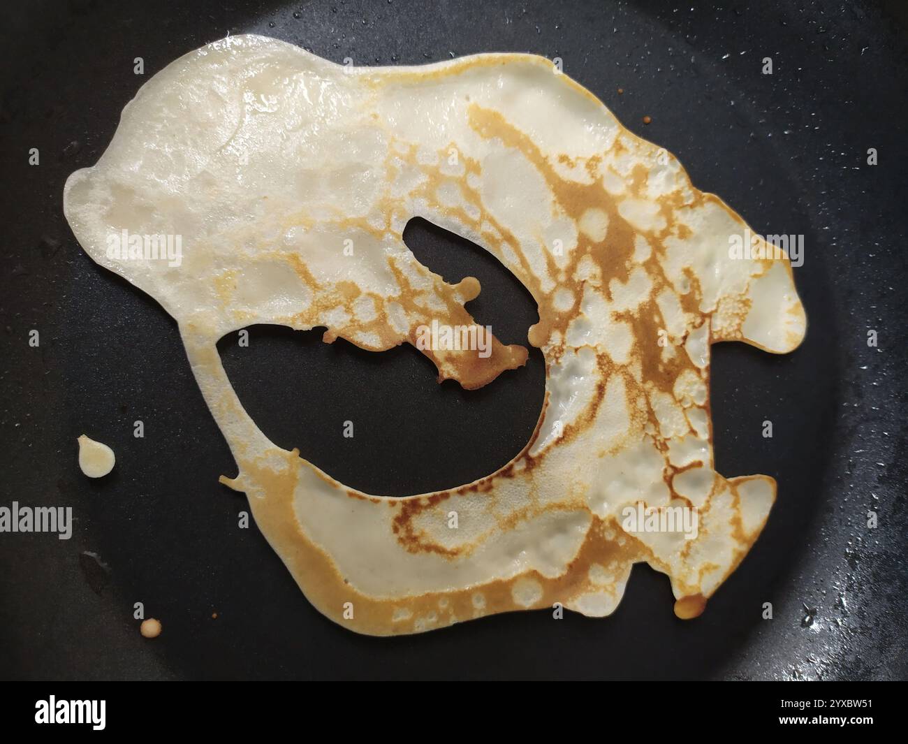 How a bad cook cooks pancakes, flatbreads for Easter indoors at cooking ...