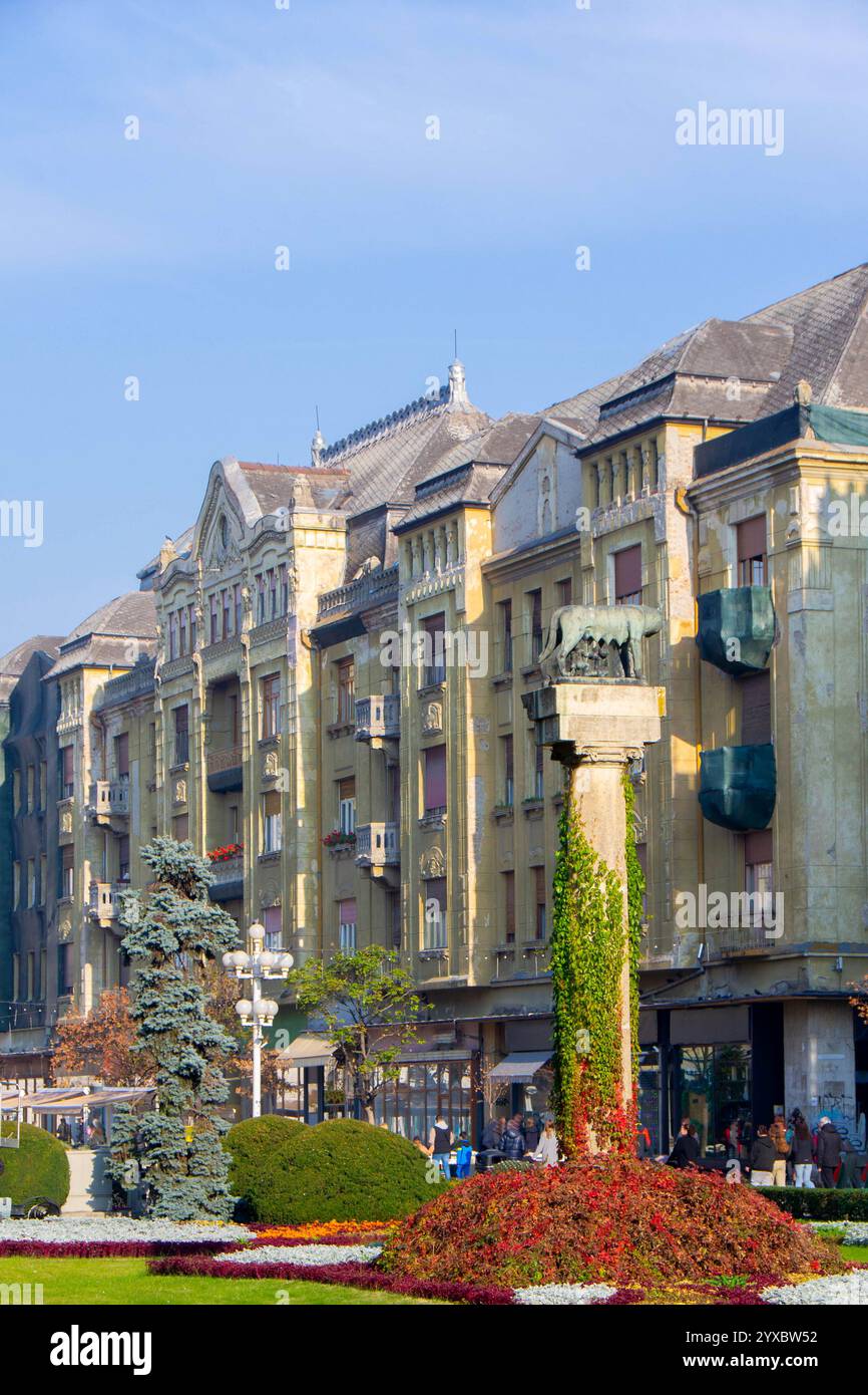 This beautiful view of Timisoara reveals the city's rich history, with ...