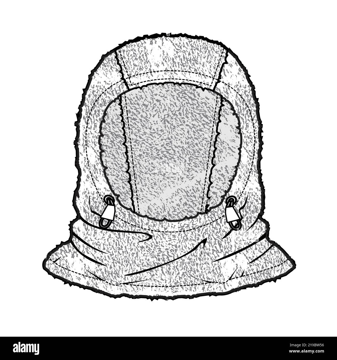 Hooded snood vector hi-res stock photography and images - Alamy