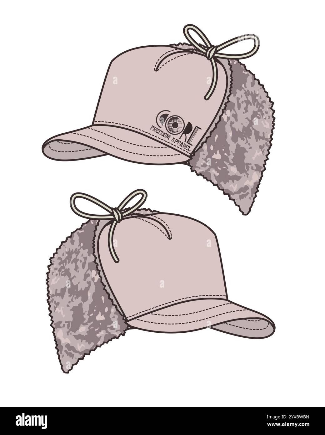 Fur cap vector hi-res stock photography and images - Alamy