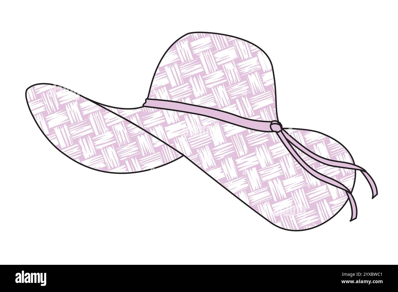 Floppy brim hat Stock Vector Images - Alamy