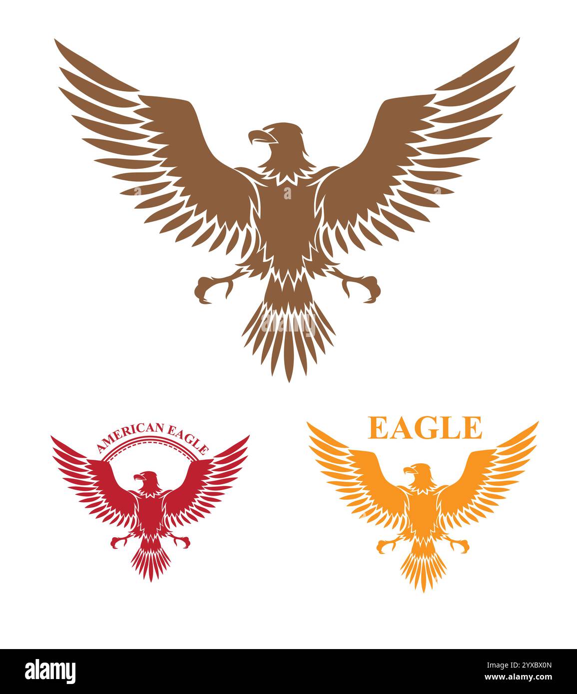 American eagle logo png hi-res stock photography and images - Alamy