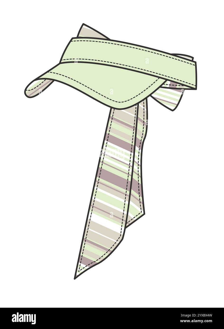 Women sun visor cap Stock Vector Images - Alamy