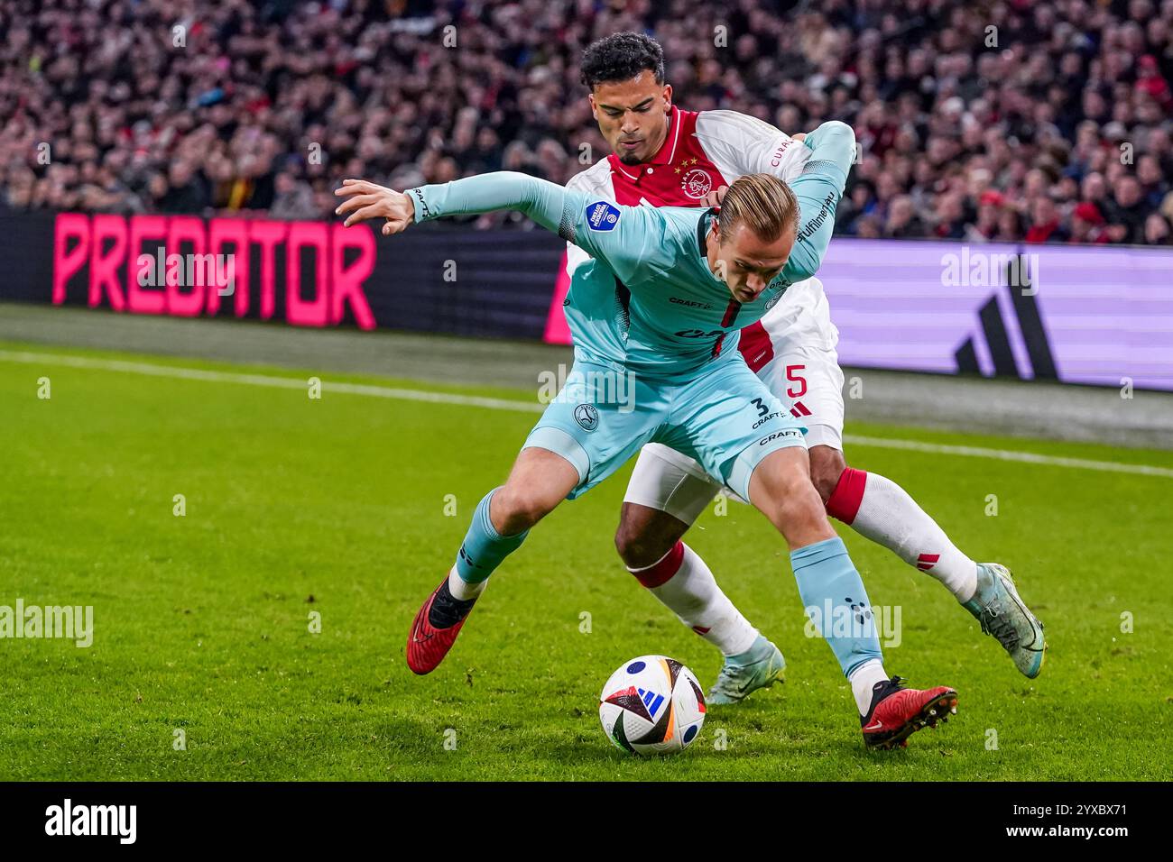 Amsterdam, Netherlands. 15th Dec, 2024. AMSTERDAM, NETHERLANDS - DECEMBER 15: Joey Jacobs of ...