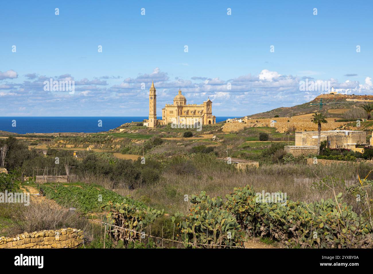 Ta'Pinu Basilica, Gozo, Malta Stock Photo - Alamy