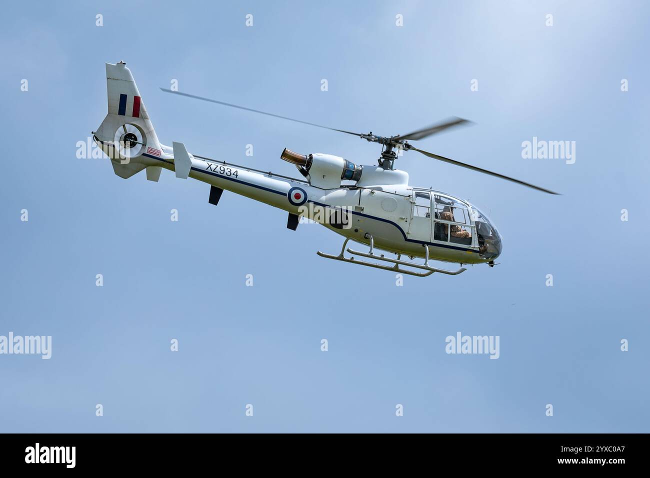 Gazelle Squadron - Westland Gazelle HT3, airborne at the Military Air ...