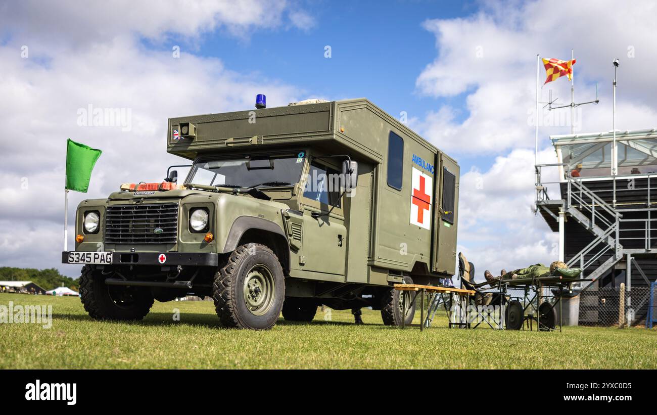Old british military land rover hi-res stock photography and images - Alamy