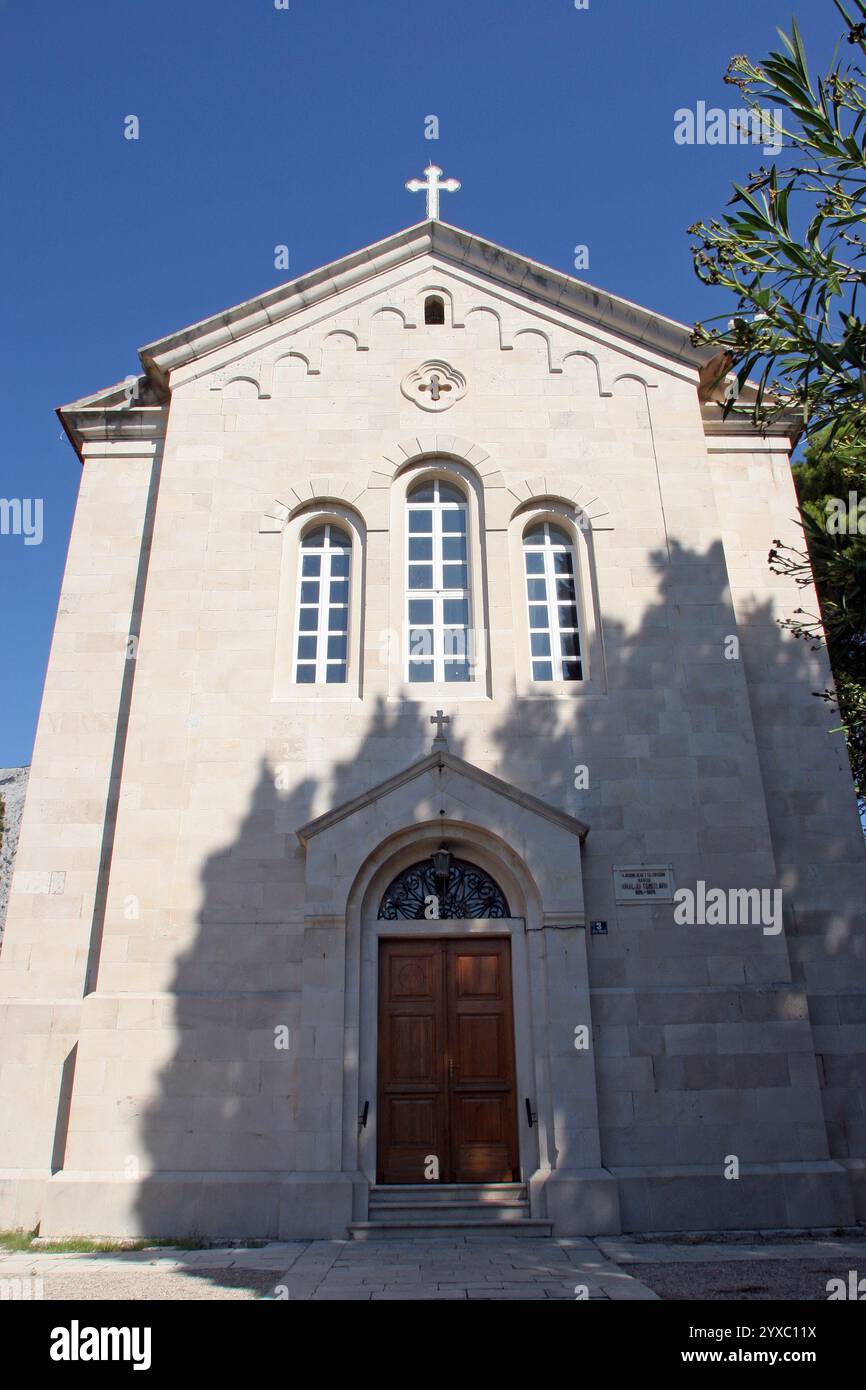 Church of the Mary Helper of Christians in Orebic, Croatia Stock Photo ...