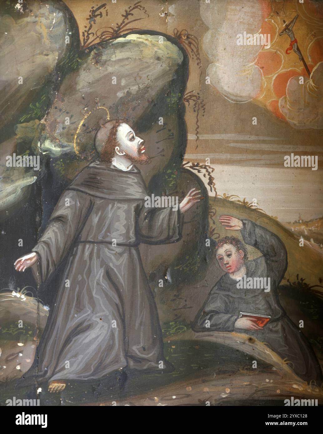 Stigmatization of St. Francis, altarpiece on the main altar in the ...