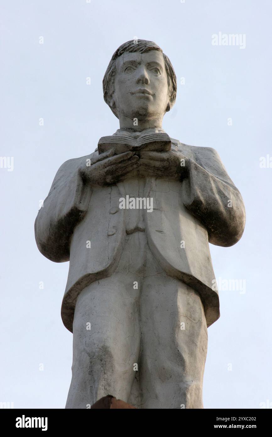 Saint Dominic Savio statue, parish church of the Saint Dominic Savio in ...