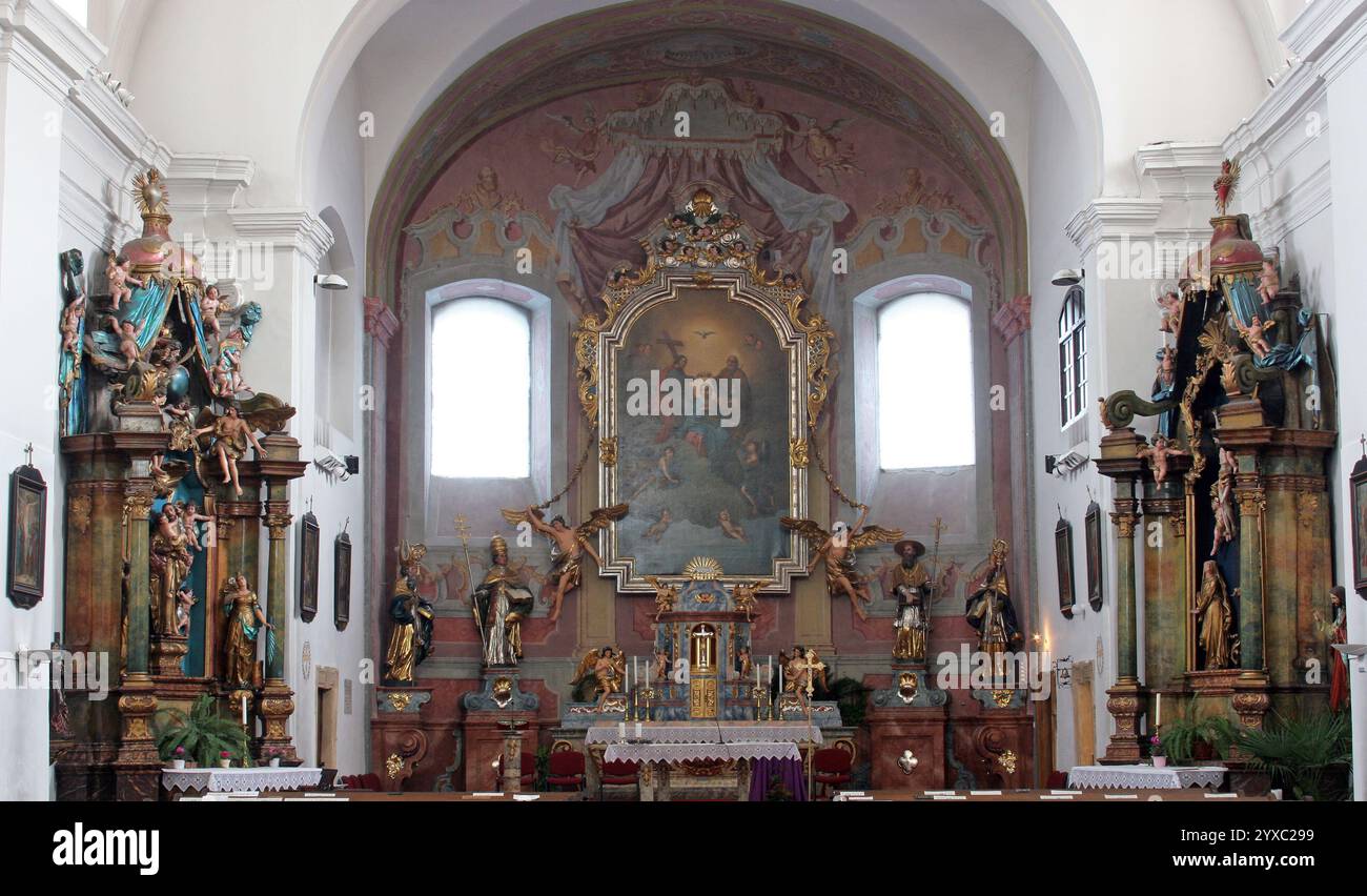 Franciscan Church of the Holy Trinity in Slavonski Brod, Croatia Stock ...