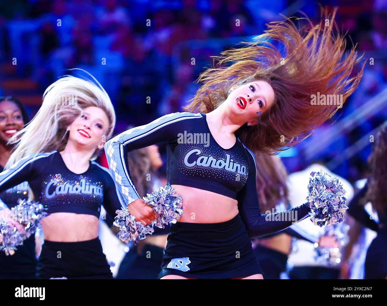 December 14, 2024: Carolina dance team. NCAA basketball game between La ...