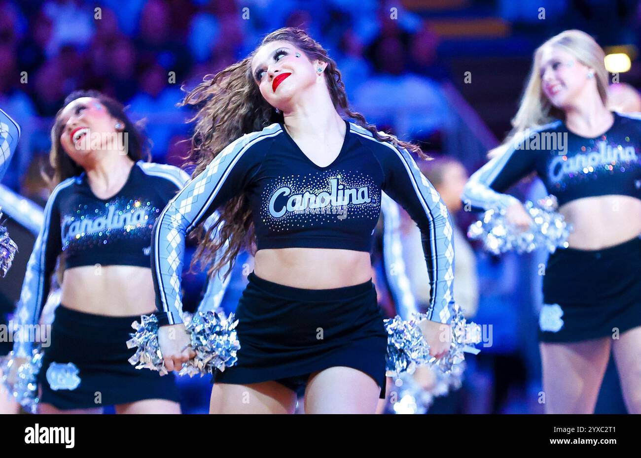 December 14, 2024: Carolina dance team. NCAA basketball game between La ...