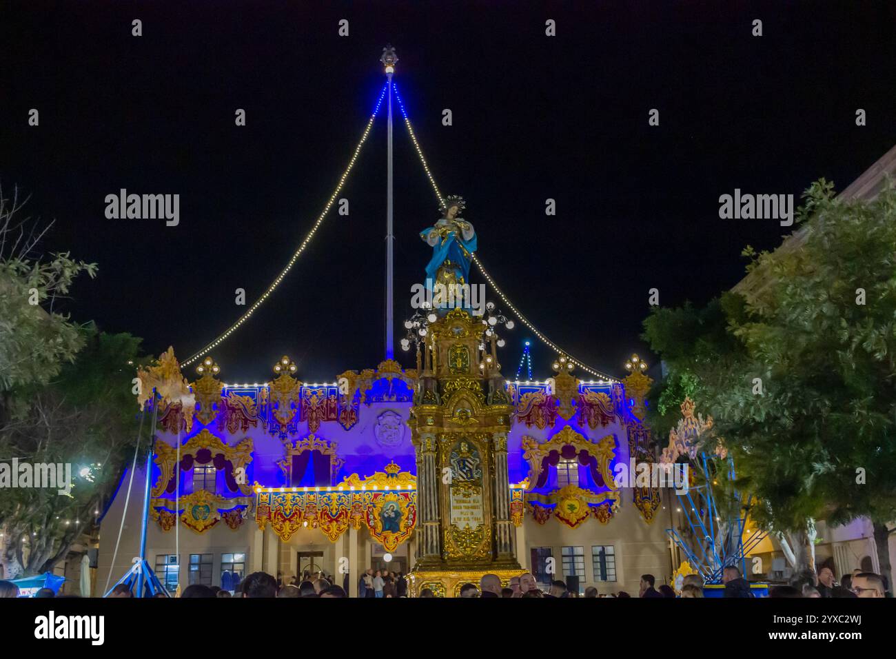 Cospicua - Malta - December 8th 2024. Religious Procession Carrying an ...