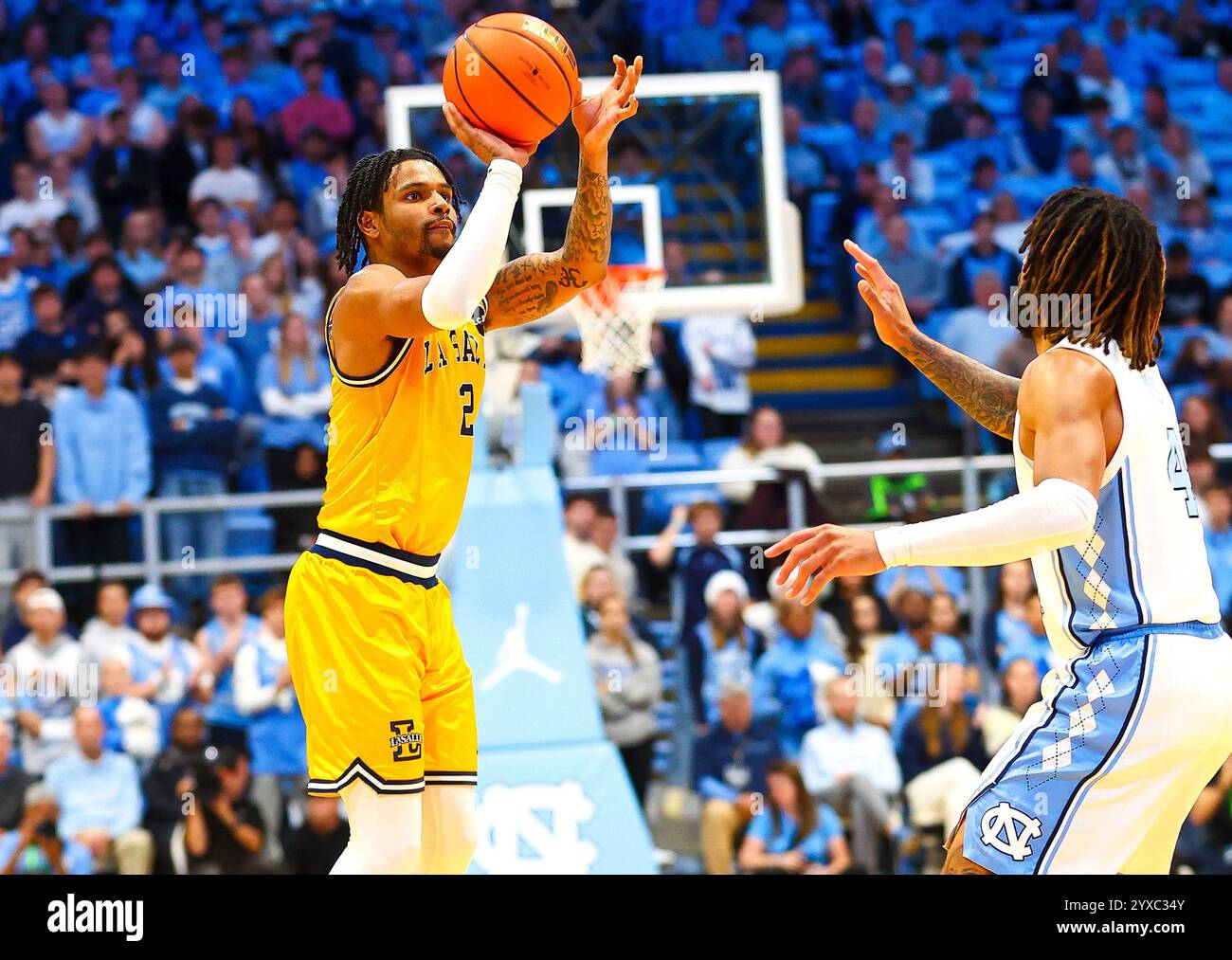 December 14, 2024: La Salle University senior Corey McKeithan (2 ...