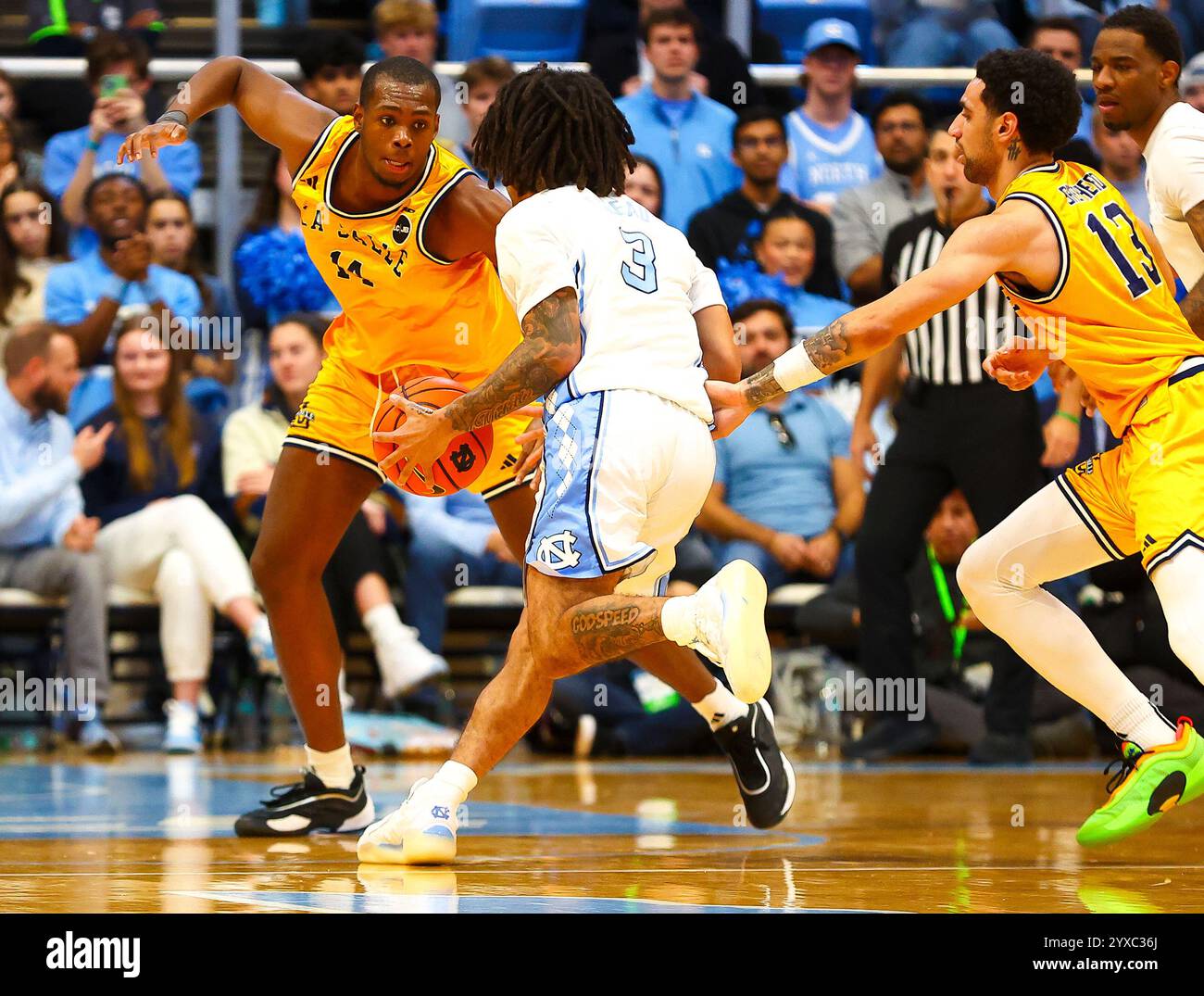 December 14, 2024: La Salle University junior Demetrius Lilley (14 ...