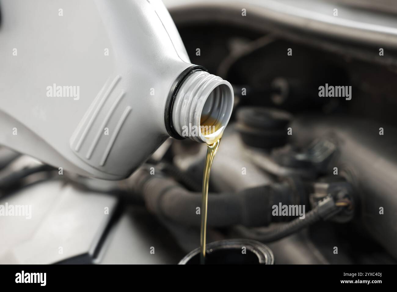 Oil car engine hi-res stock photography and images - Alamy