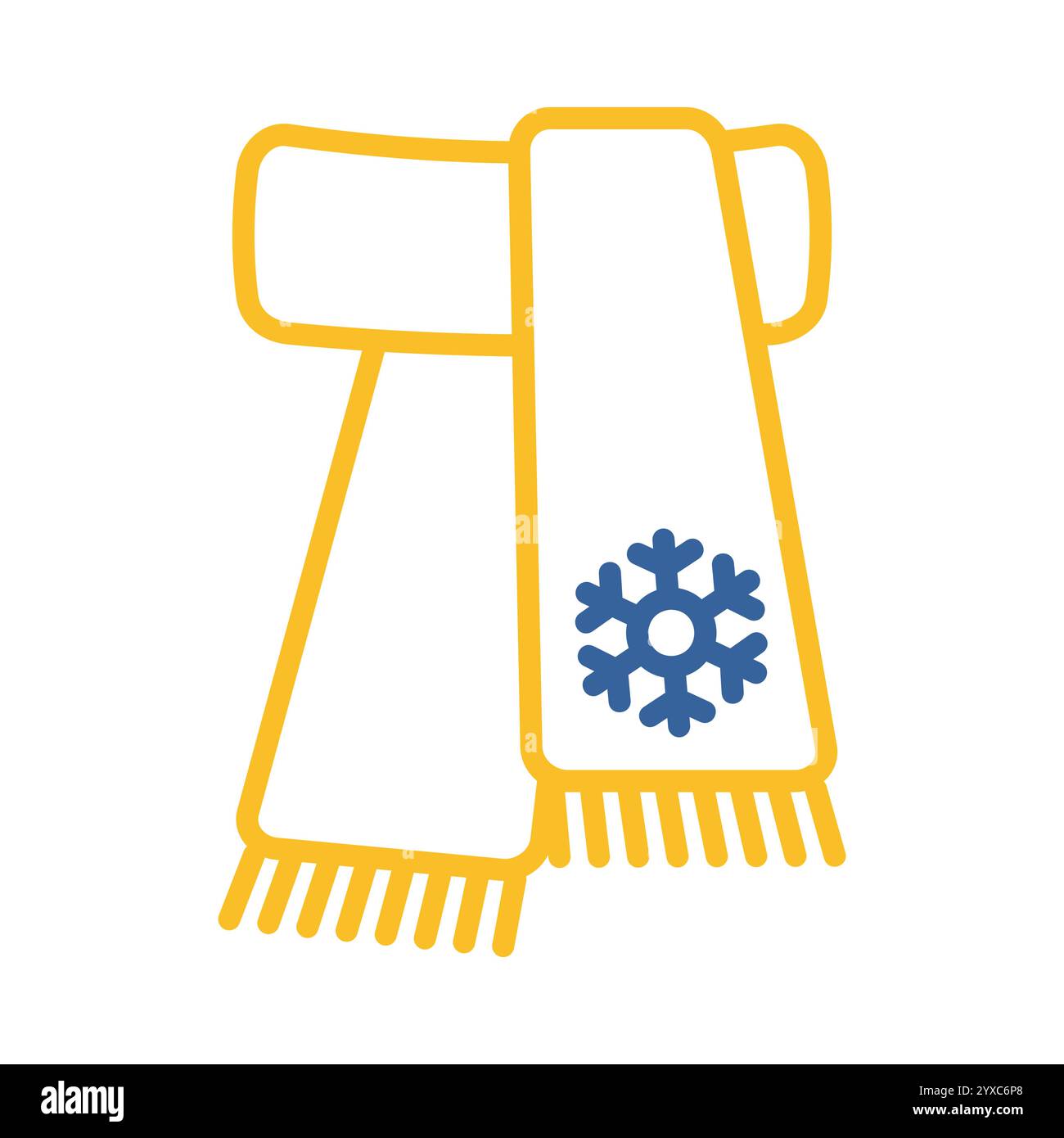 Winter scarf vector icon. Winter sign. Graph symbol for event and ...