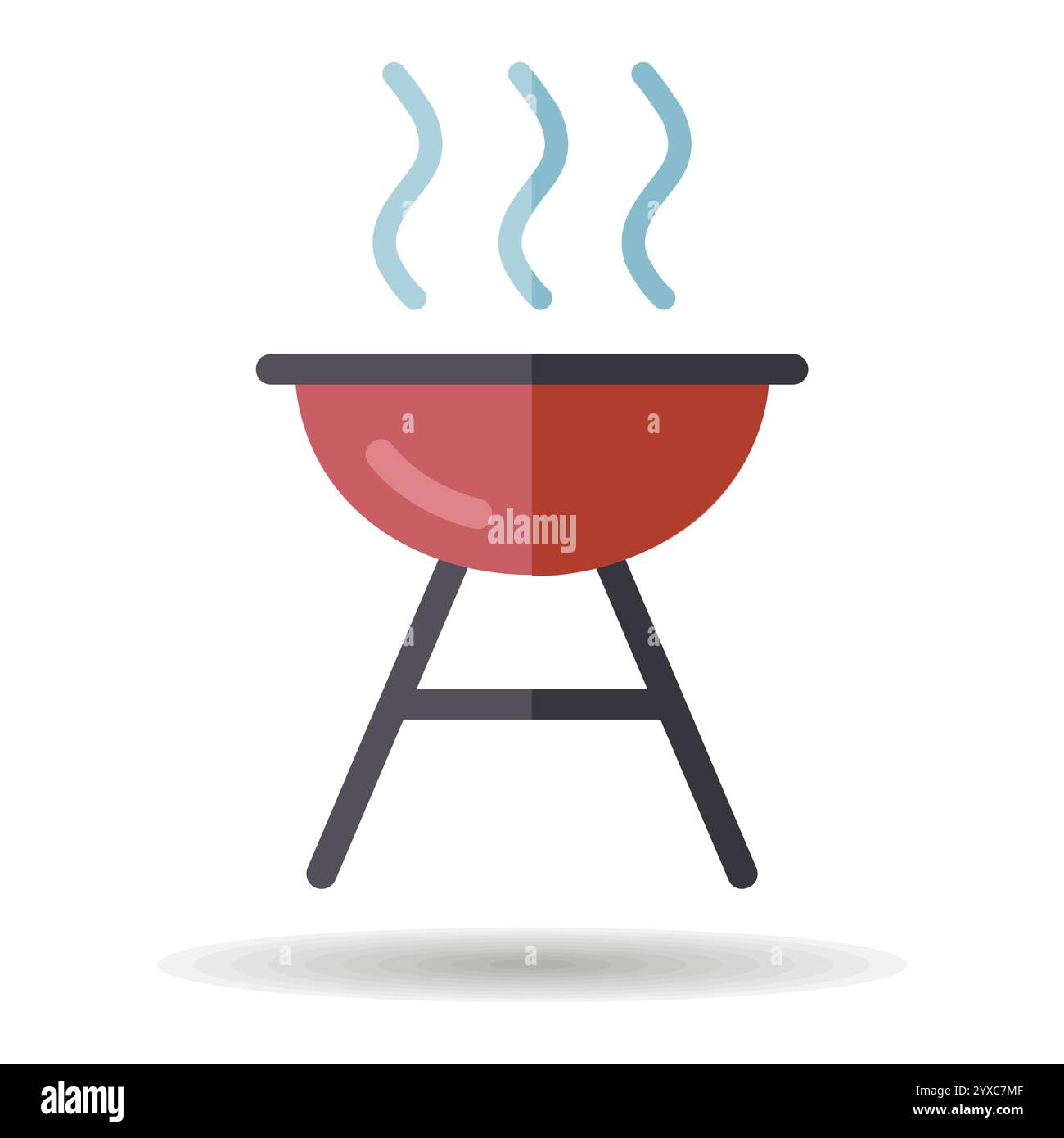Grill BBQ cookout vector isolated icon. Graph symbol for cooking web ...