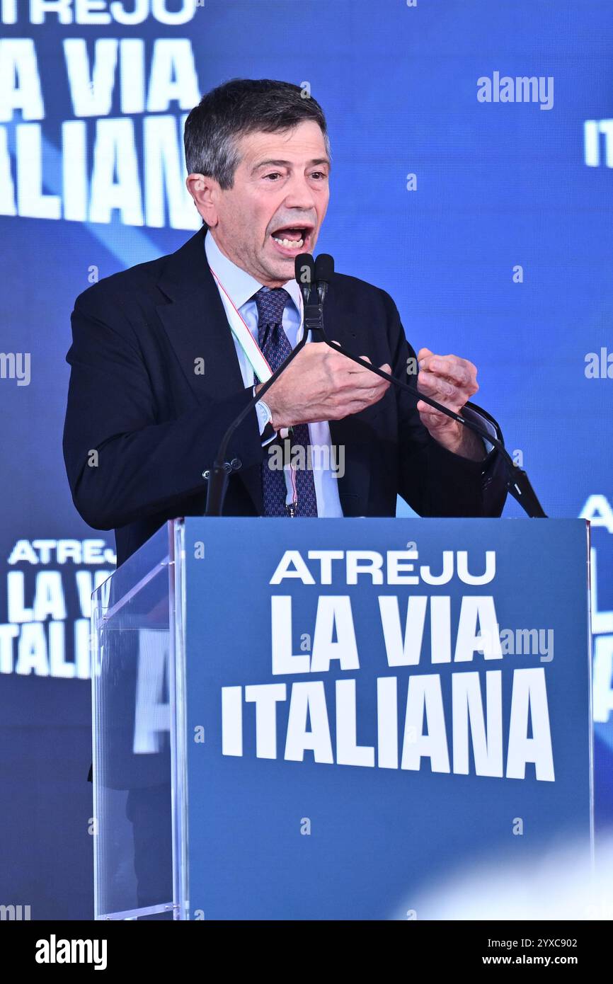 Rome, Italy. 15th Dec, 2024. Maurizio Enzo Lupi Deputy and President ...