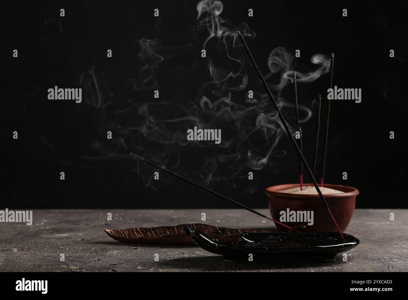 Burning incense stand hi-res stock photography and images - Alamy