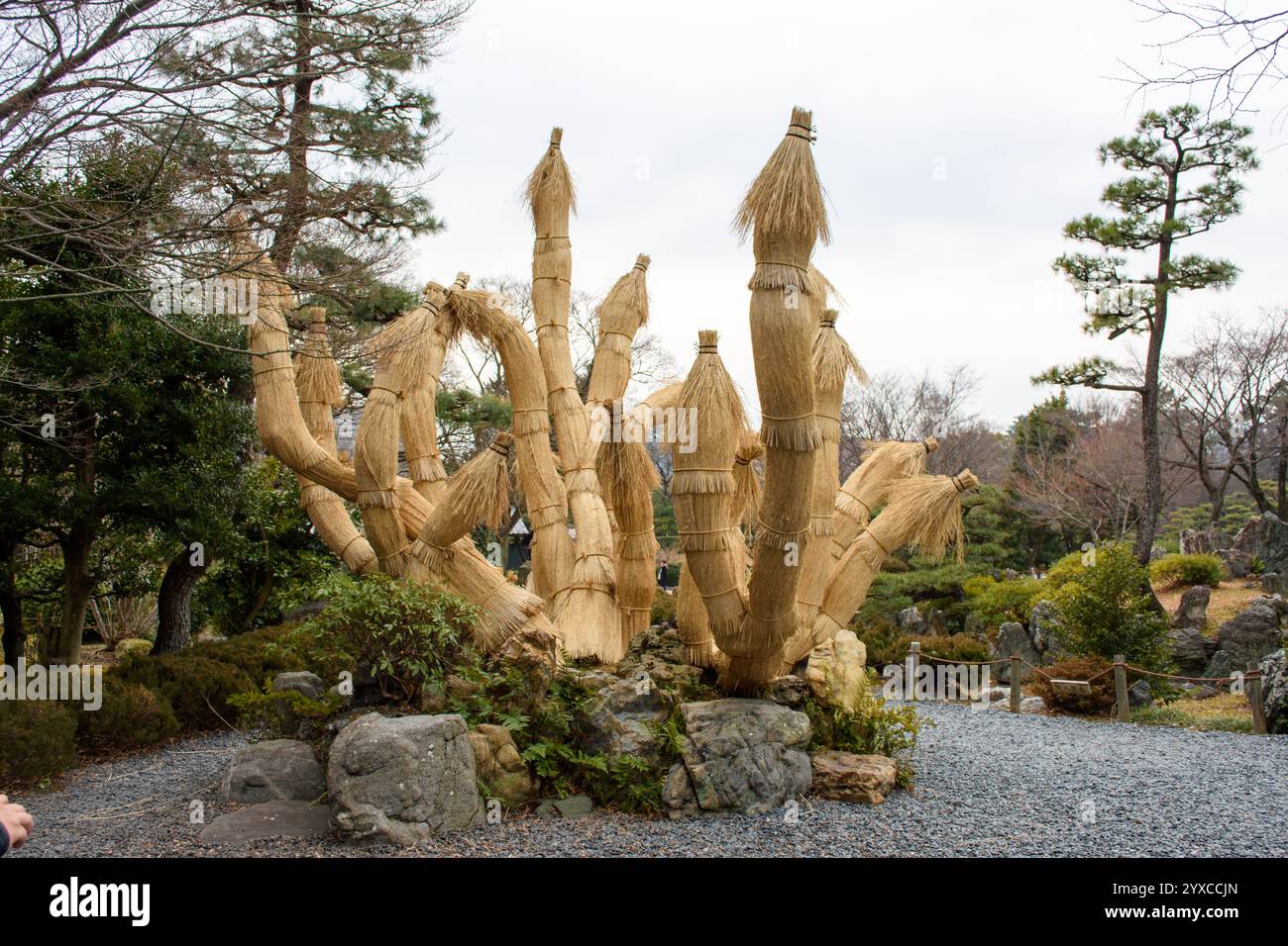 Grounds of Nagoya Castle Park in Nagoya, Japan, built by shogun ...