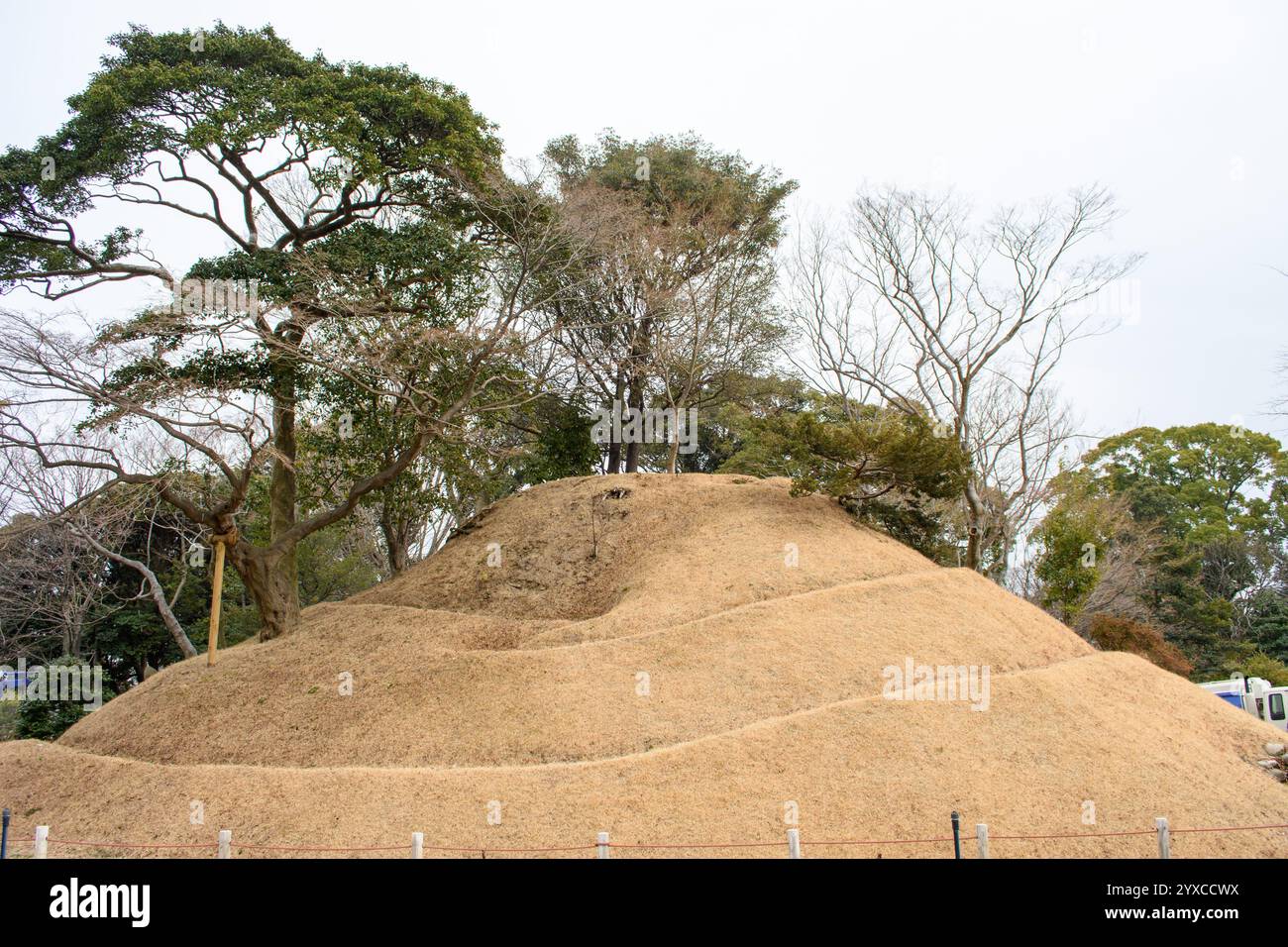 Grounds of Nagoya Castle Park in Nagoya, Japan, built by shogun ...