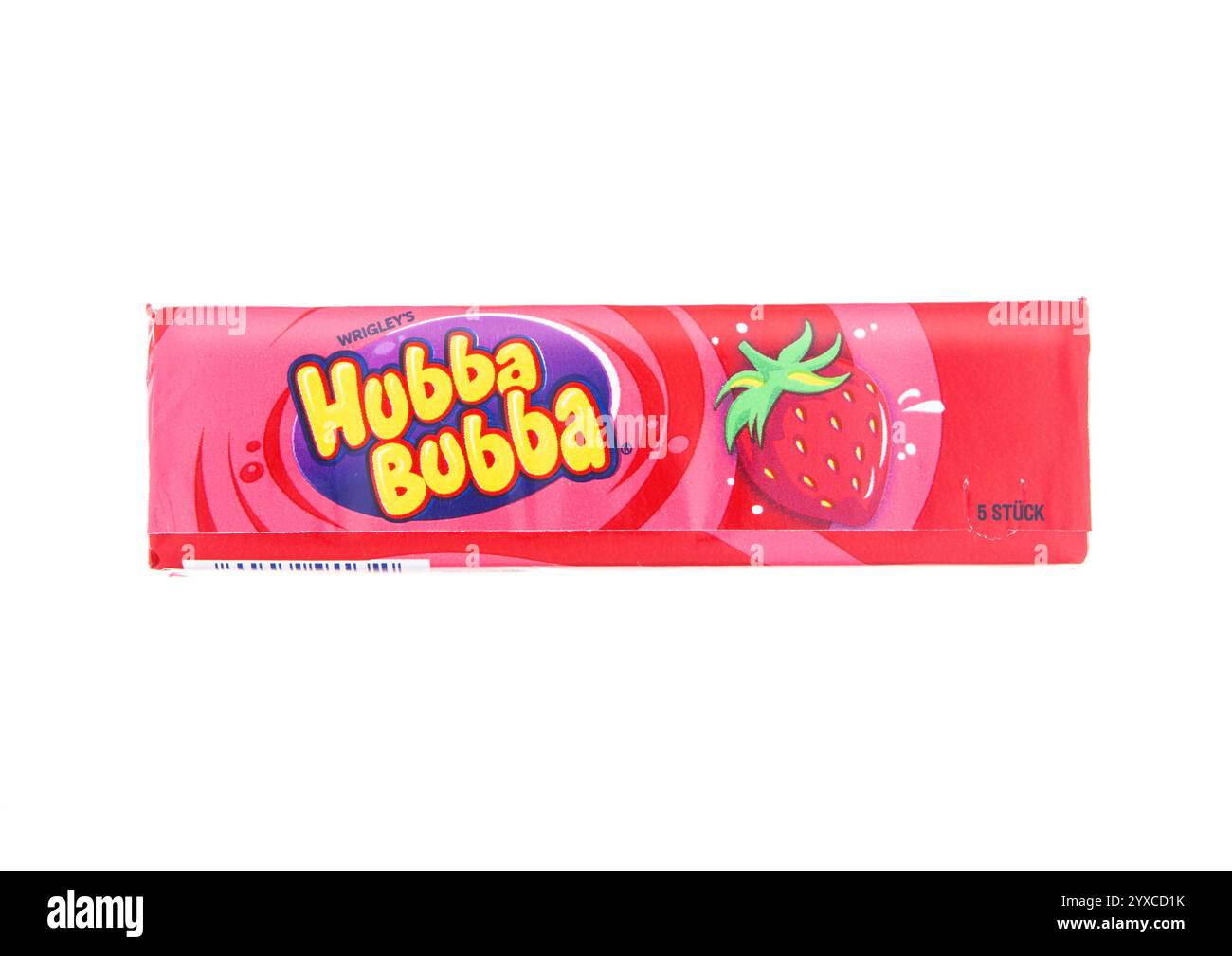 LONDON, UK - DECEMBER 09, 2024: Hubba Bubba original chewing gum with ...