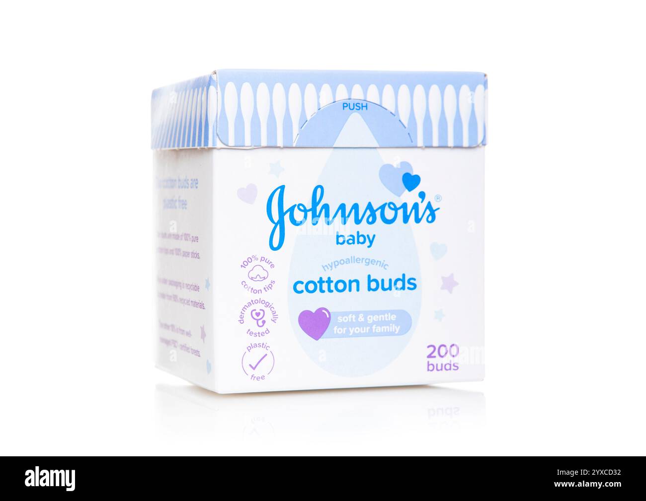 LONDON, UK - DECEMBER 15, 2024: Box of Johnson's baby hypoallergenic ...
