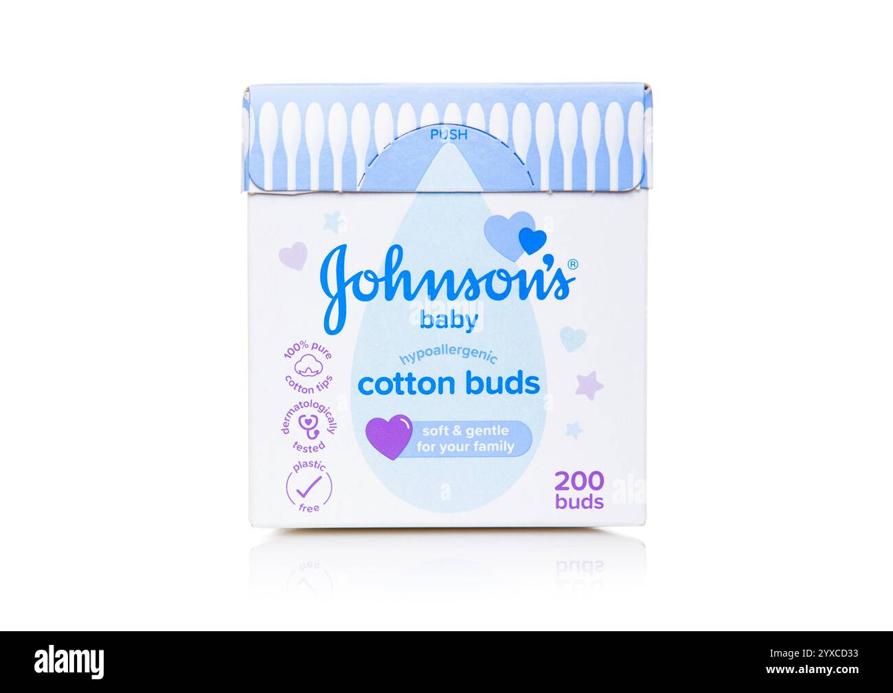 LONDON, UK - DECEMBER 15, 2024: Box of Johnson's baby hypoallergenic ...