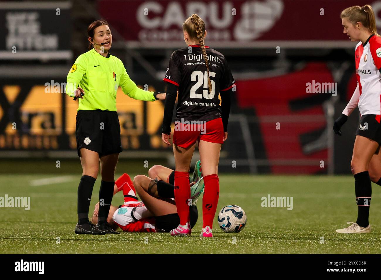 ROTTERDAM, NETHERLANDS - DECEMBER 15: Injury of Romee van de Lavoir of ...