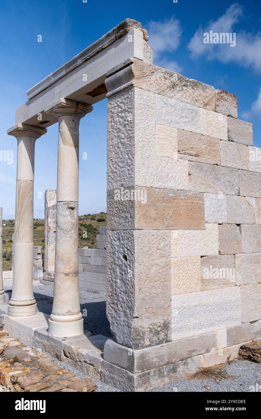 Archaeological site of the marble temple dedicated to the Greek ...
