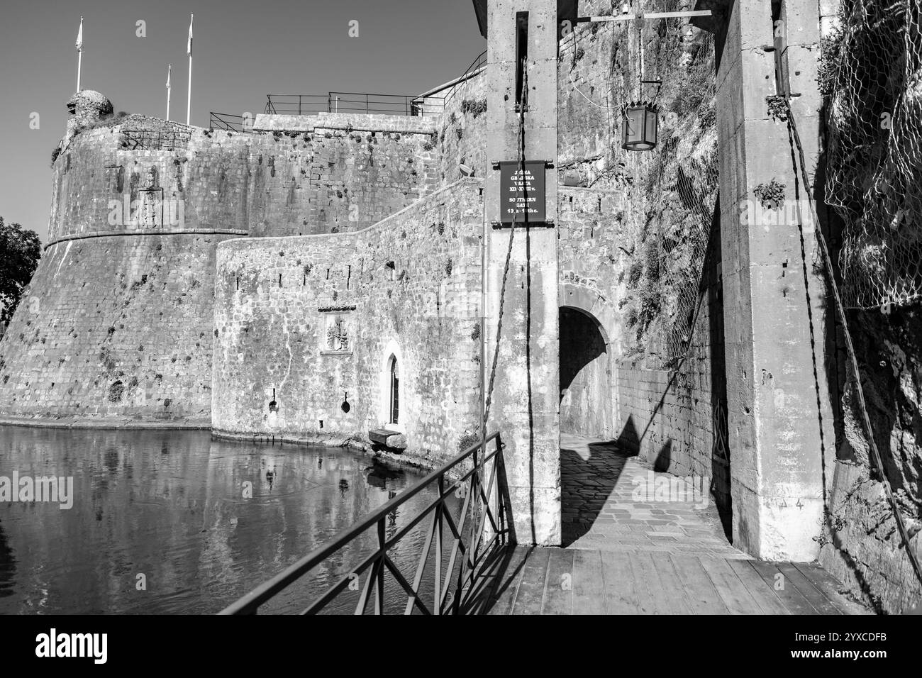 Old byzantine fortification Black and White Stock Photos & Images - Alamy