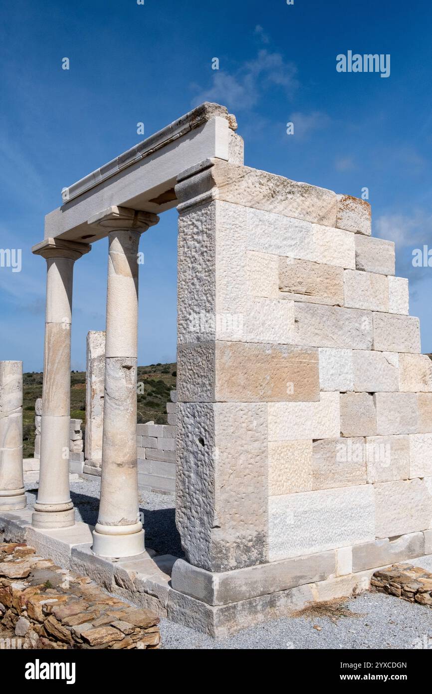 Archaeological site of the marble temple dedicated to the Greek ...