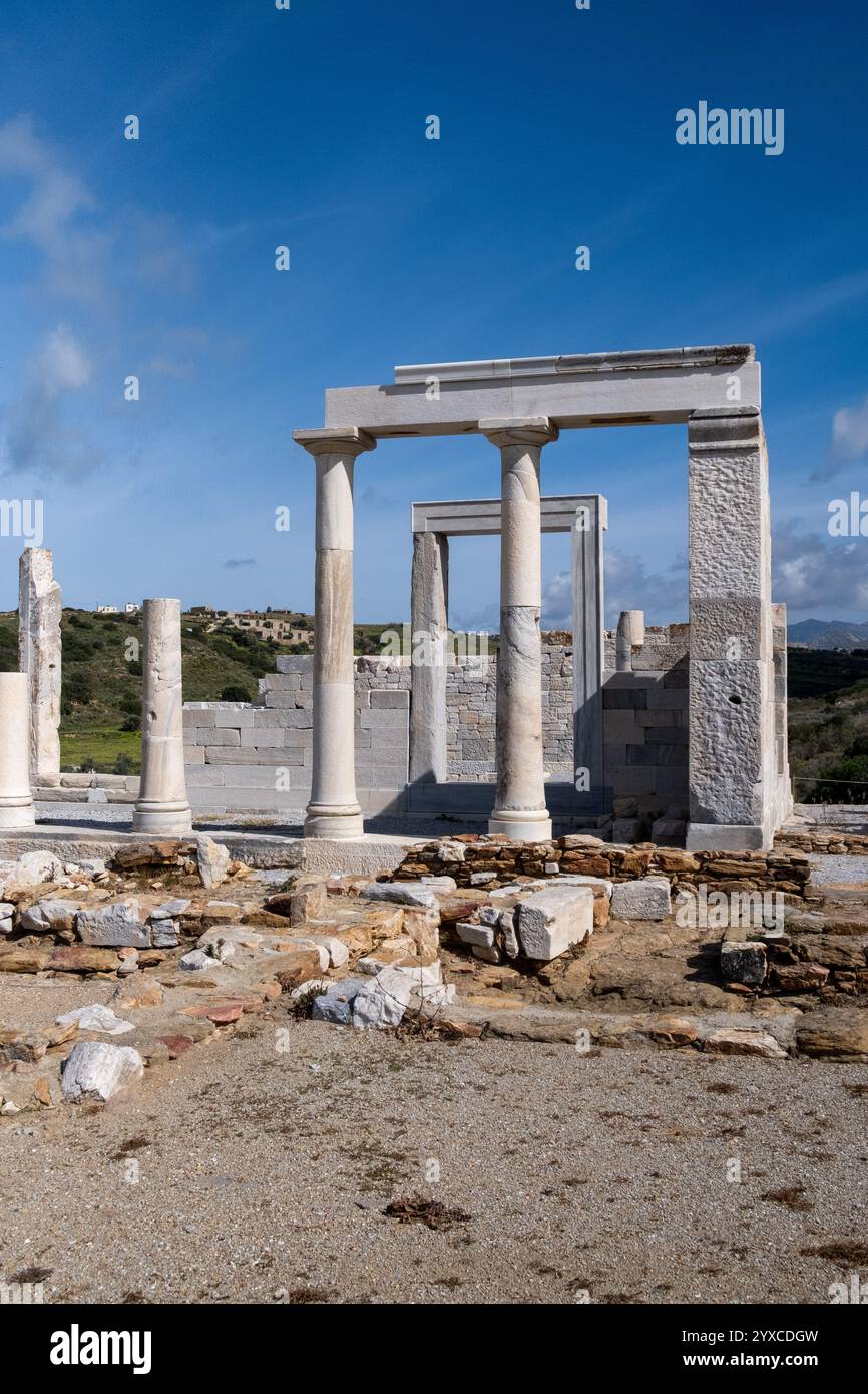 Archaeological site of the marble temple dedicated to the Greek ...