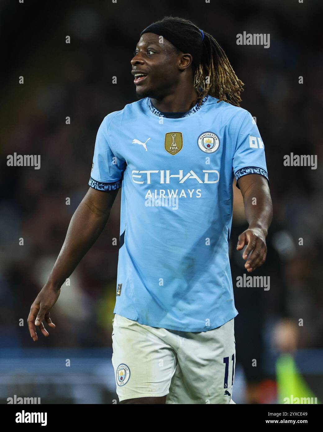 Jeremy Doku of Manchester City during the Premier League match ...