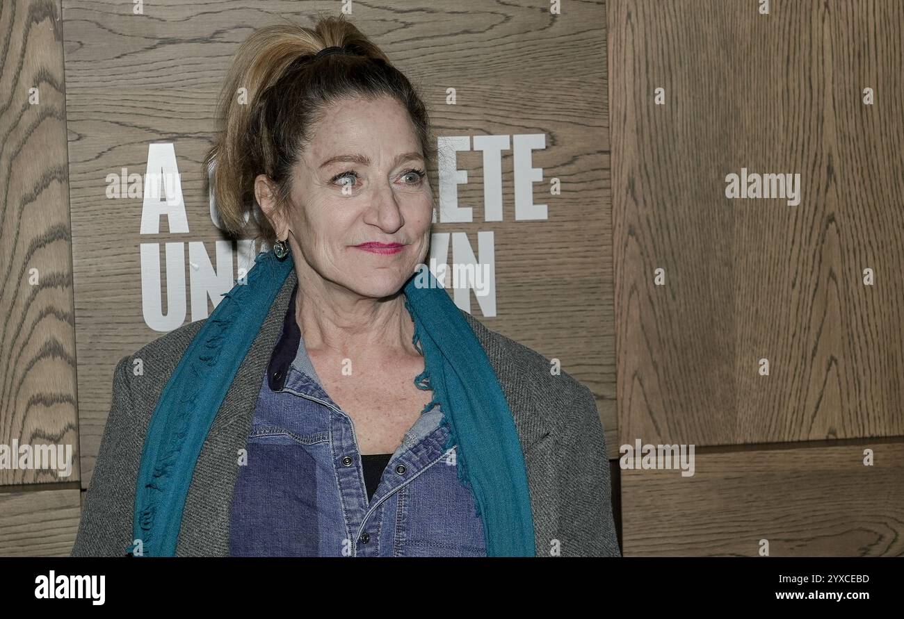 NEW YORK, NEW YORK - DECEMBER 13, 2024: Edie Falco attends the premiere of Searchlight Pictures ...