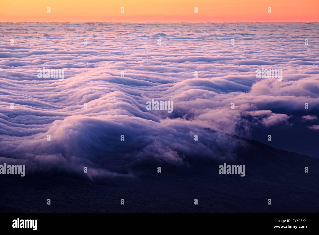 Beautiful clouds over ocean hi-res stock photography and images - Alamy