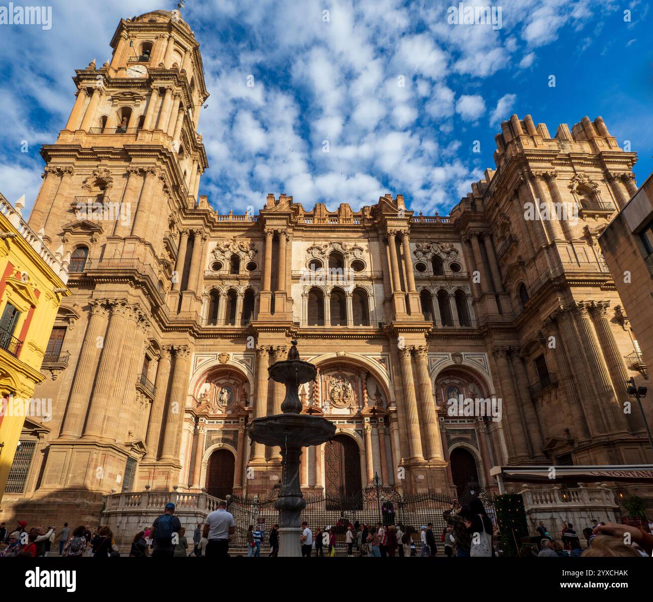 Malaga, Andalusia, Spain. 12/07/2024. Crowds of tourists from all over ...