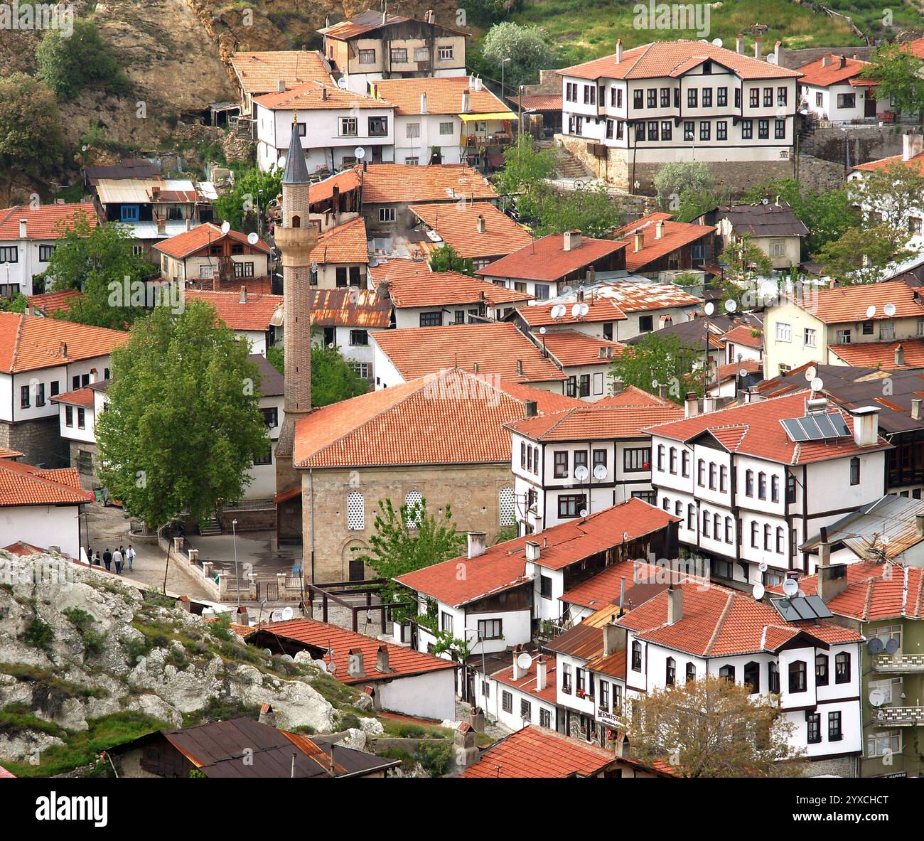 Alaaddin Mosque, located in Beypazari, Ankara, Turkey, was built during ...
