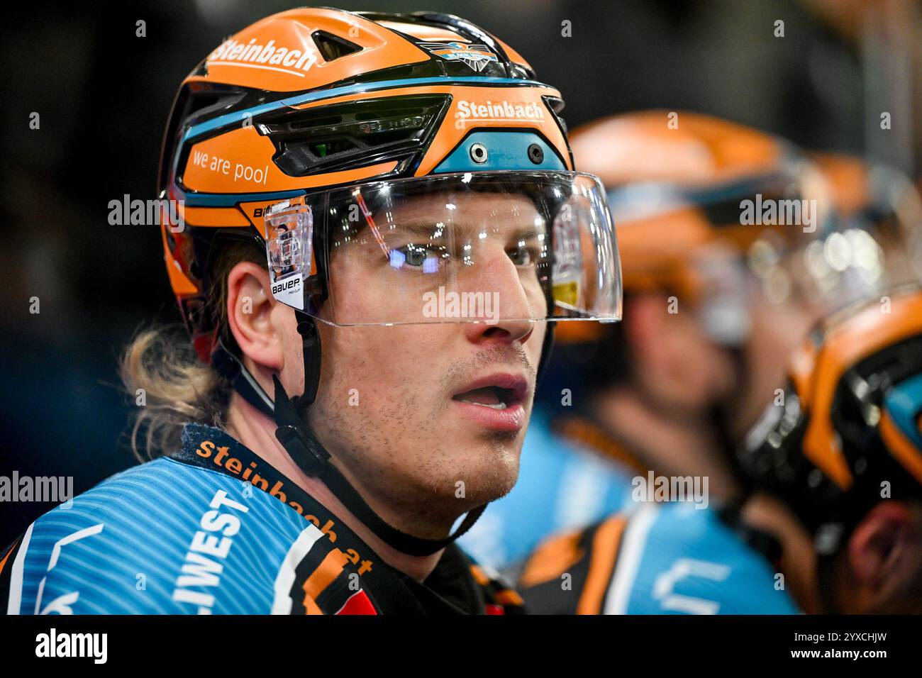 Linz, Austria. 15th Dec, 2024. LINZ, AUSTRIA -DECEMBER 15: Brian Lebler ...